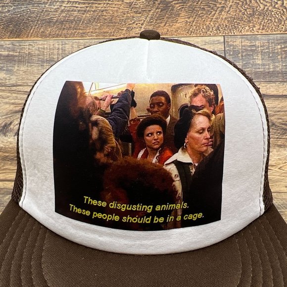 Unbranded | Accessories | Seinfeld Meme Mens Trucker Hat Brown Snapback ...